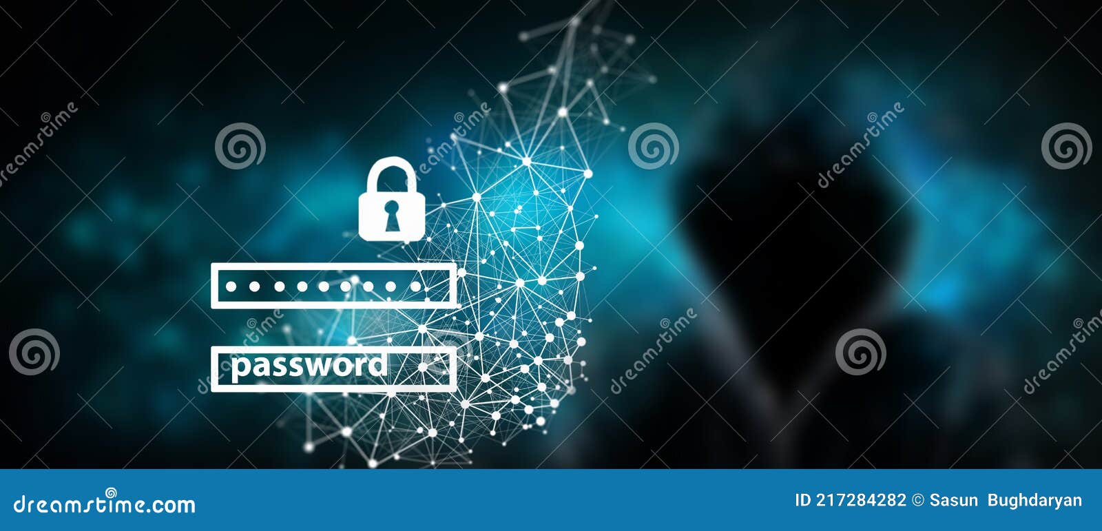 Data Protection and Cyber Security Concept Stock Photo - Image of data ...