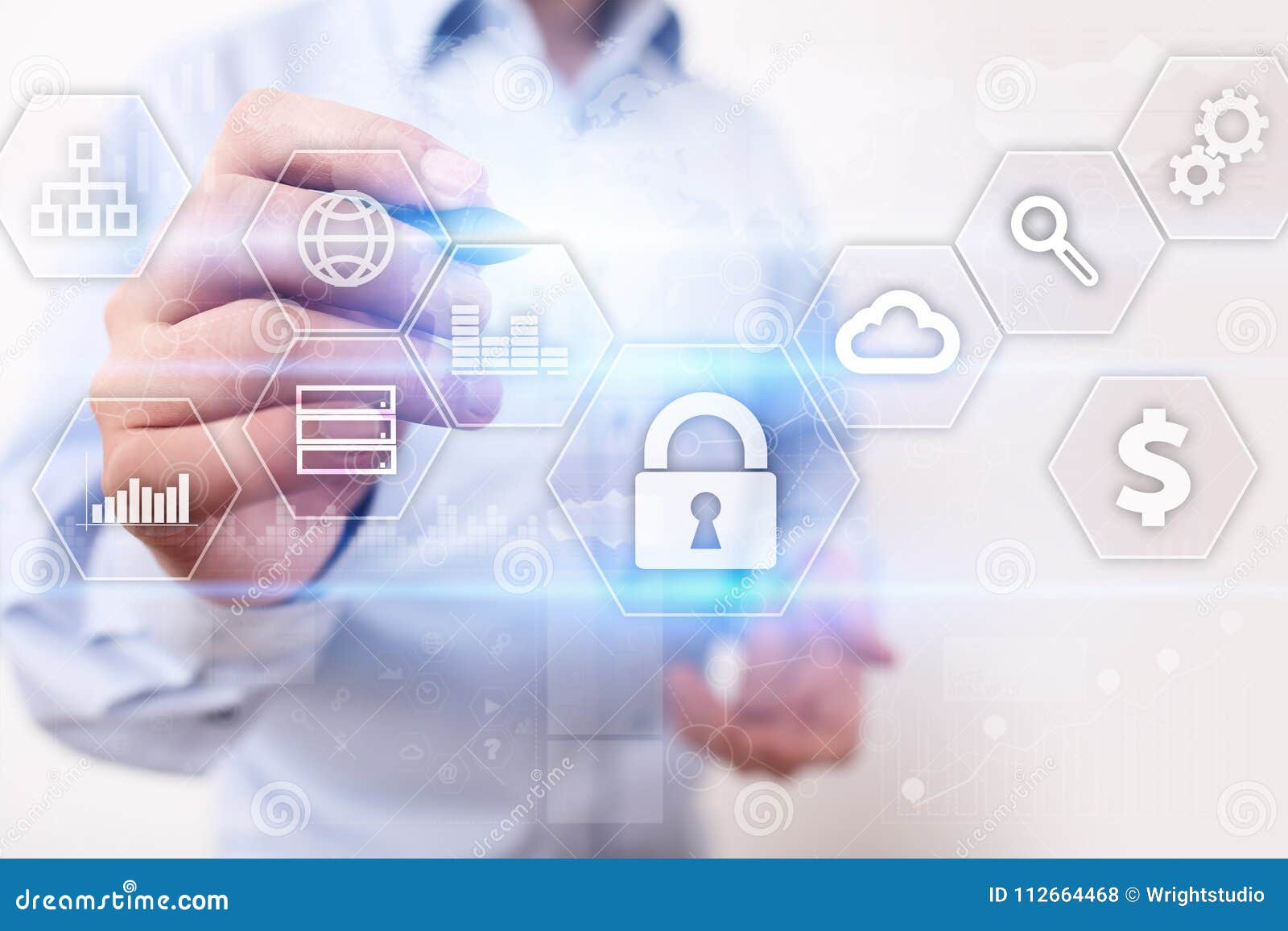 Data Protection Cyber Security Information Safety And Encryption