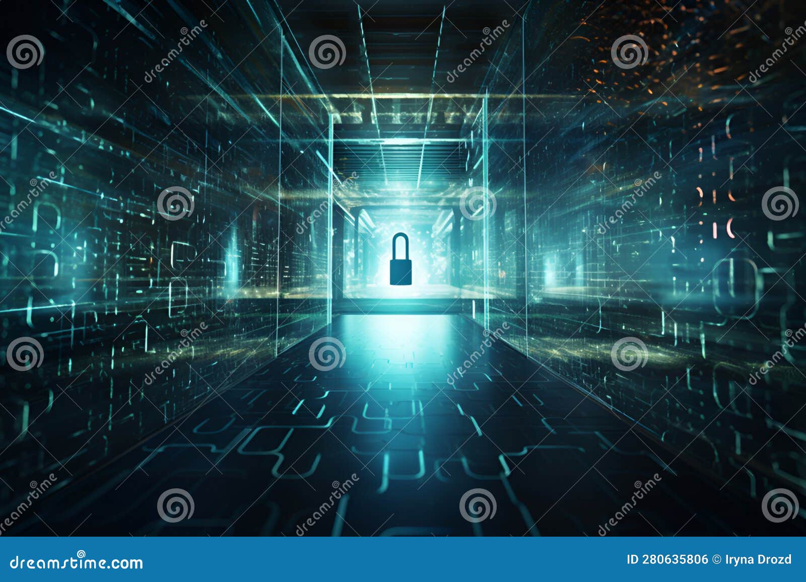 Data Protection Cyber Security Privacy Technology Concept