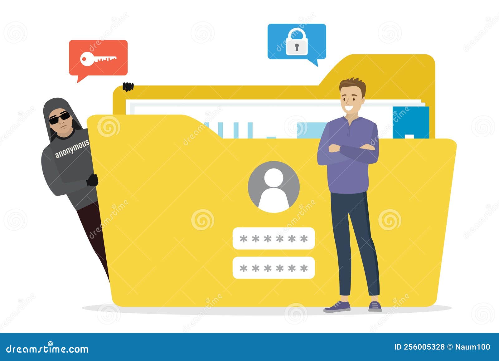 Data Protection, Effective Antivirus or Firewall. Sensitive Data, Happy ...