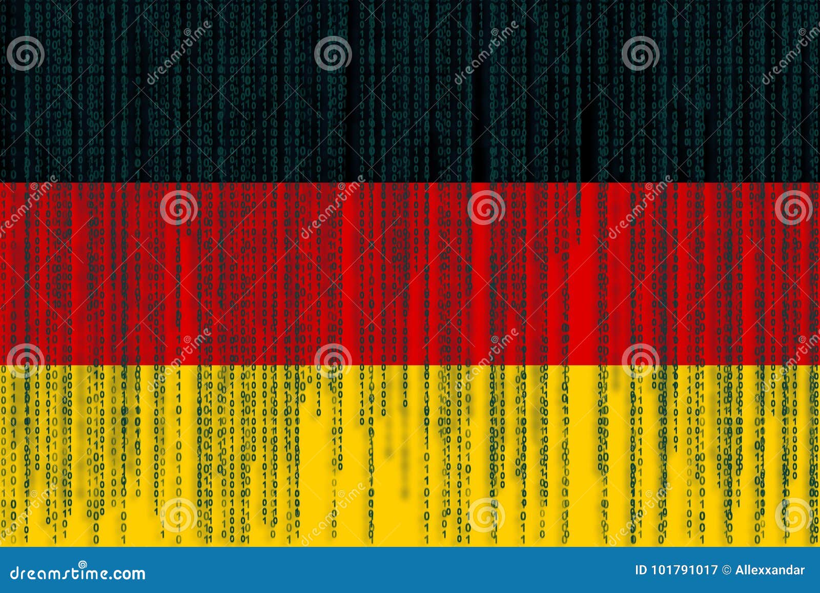 Germany Map Big Data Visualization. Futuristic Map Infographic ...