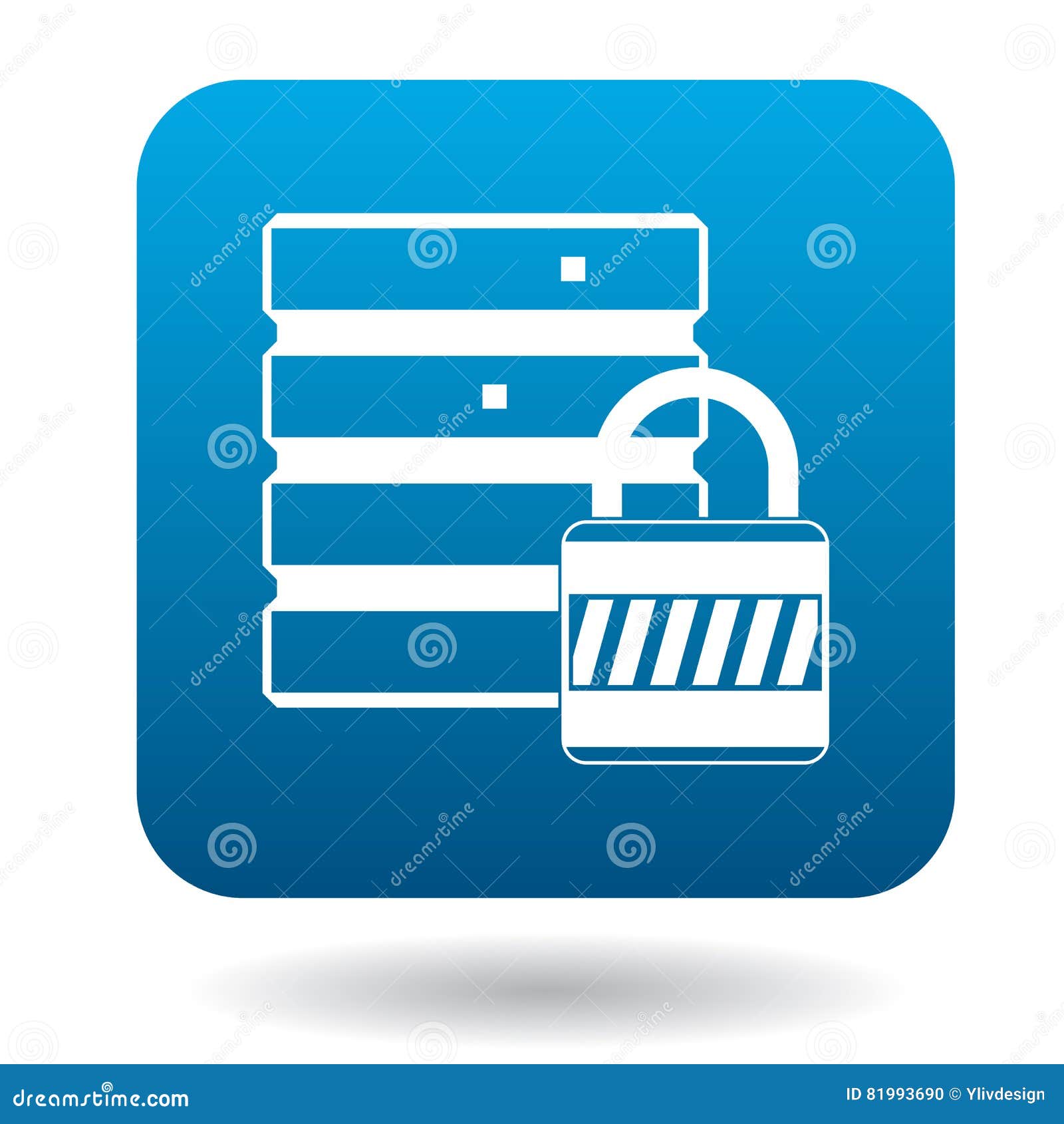 Data Protection Icon, Simple Style Stock Vector - Illustration of ...