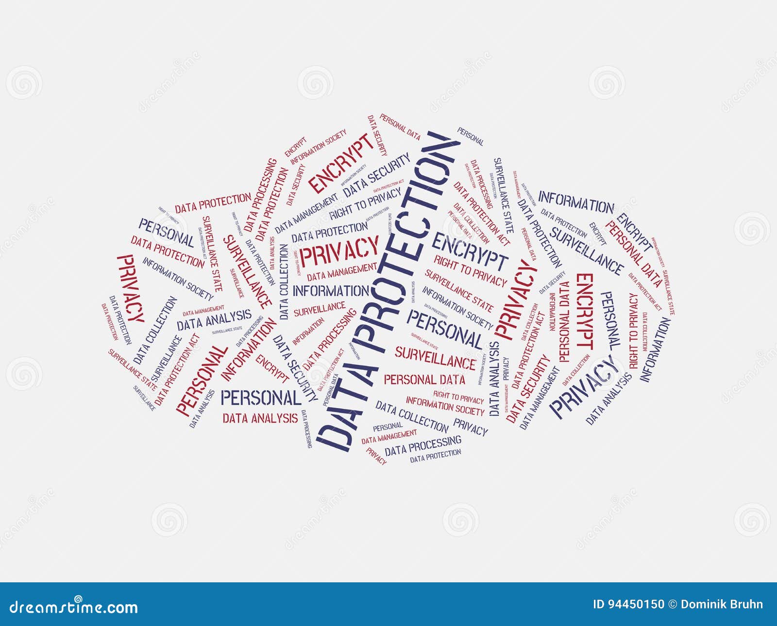 DATA PROTECTION - Image with Words Associated with the Topic DATA ...