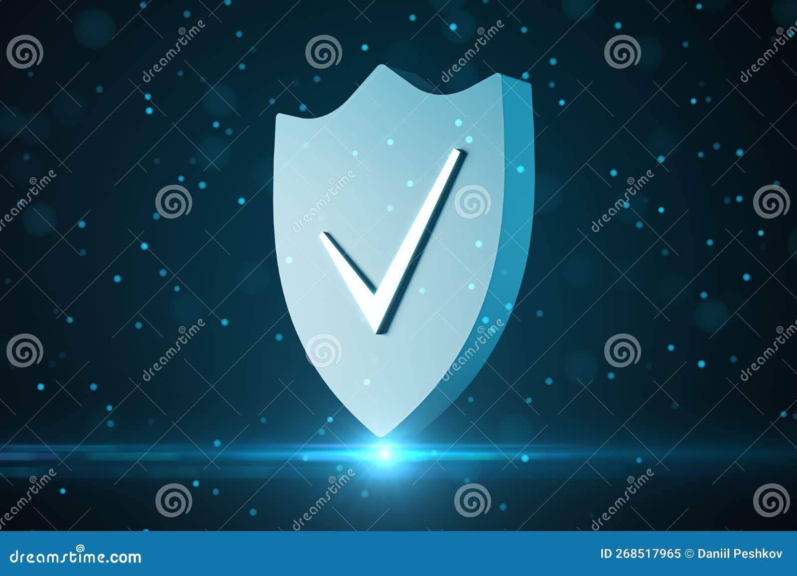 Data Protection and Information Security Concept with Check Mark on ...