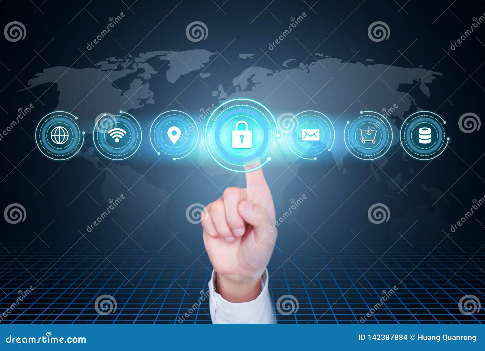 Data Protection, Network Security, Privacy, Internet Technology Concept ...