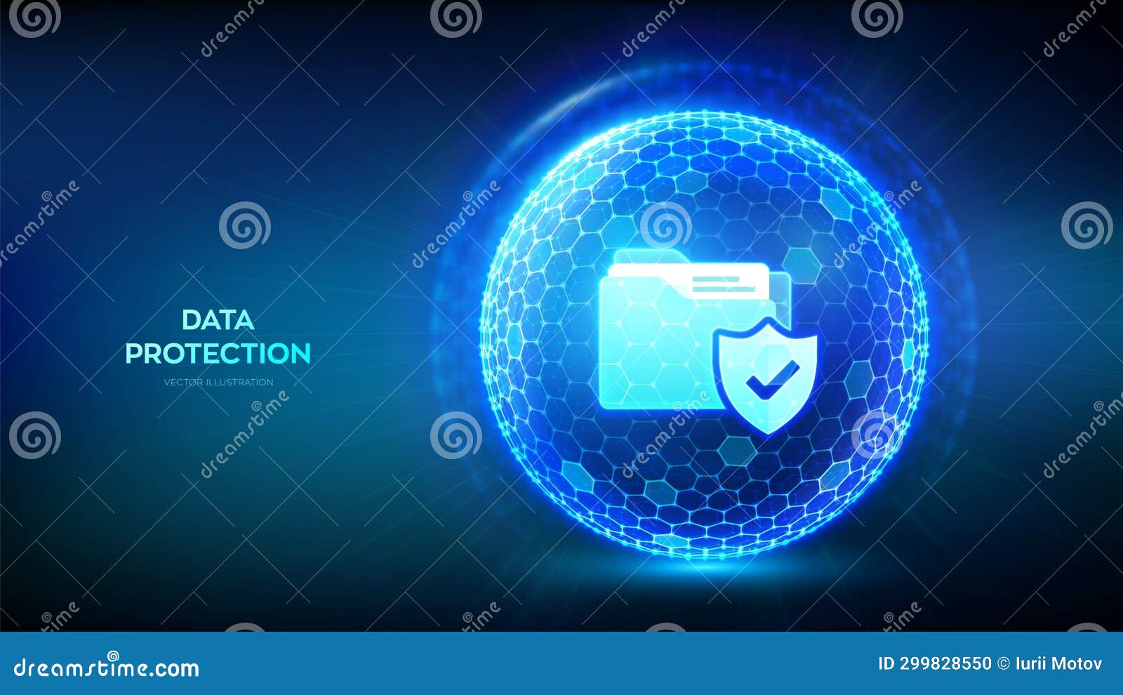 Data Protection. Personal Data Security Stock Vector - Illustration of ...