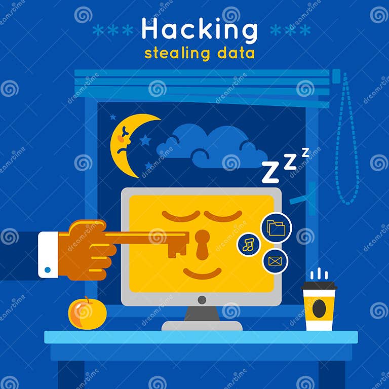 Data Protection Poster stock vector. Illustration of banners - 71977679