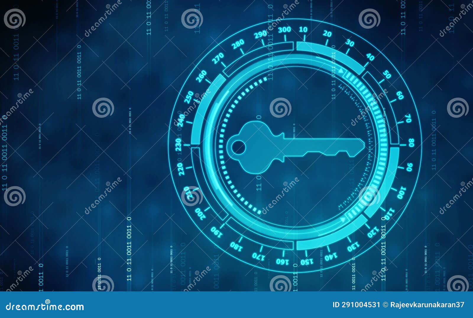 Data Protection Privacy Concept, Digital Key Icon Protecting Data ...