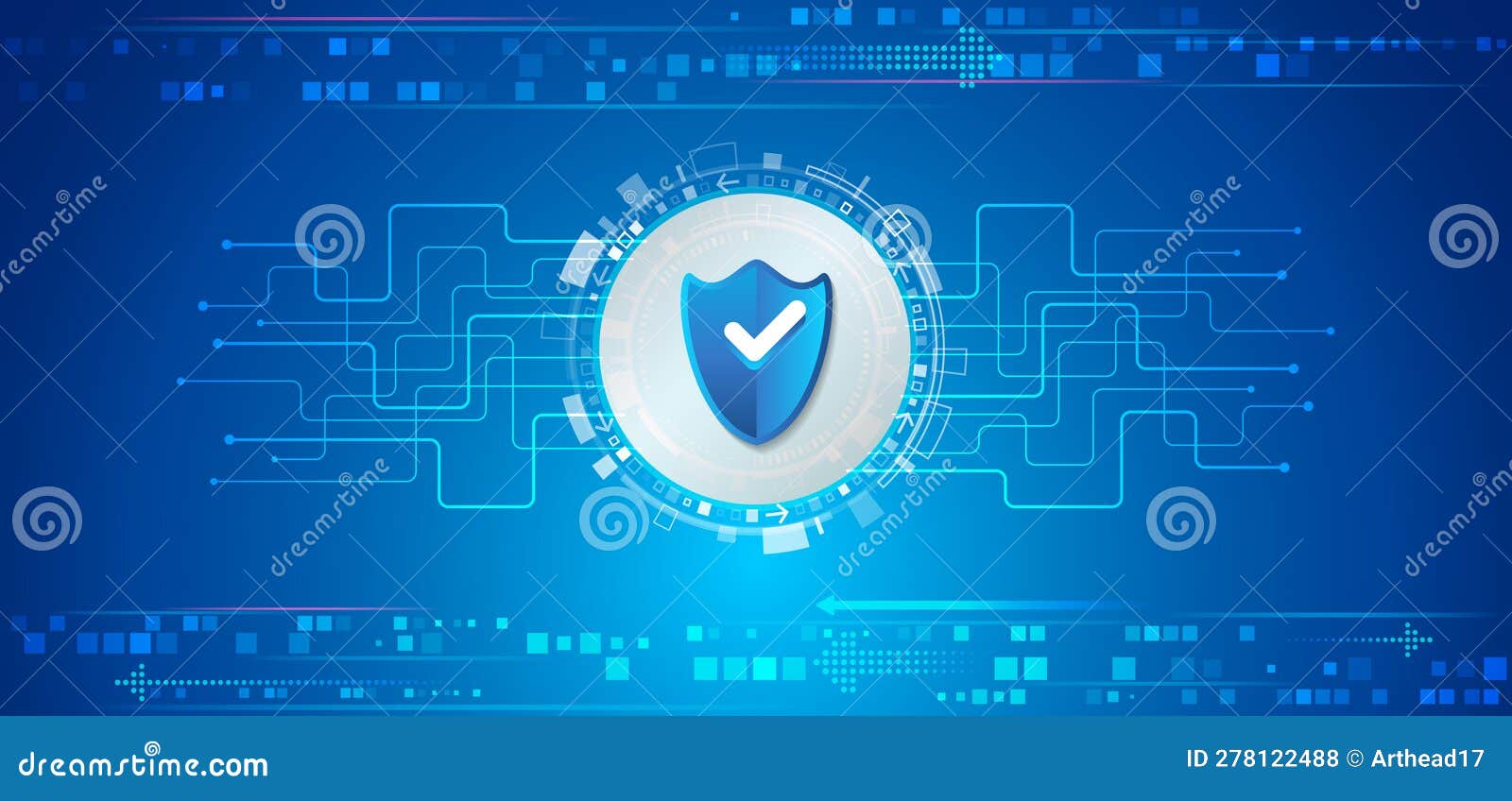 Data Protection, Privacy, and Internet Security Concept. Hi-tech ...