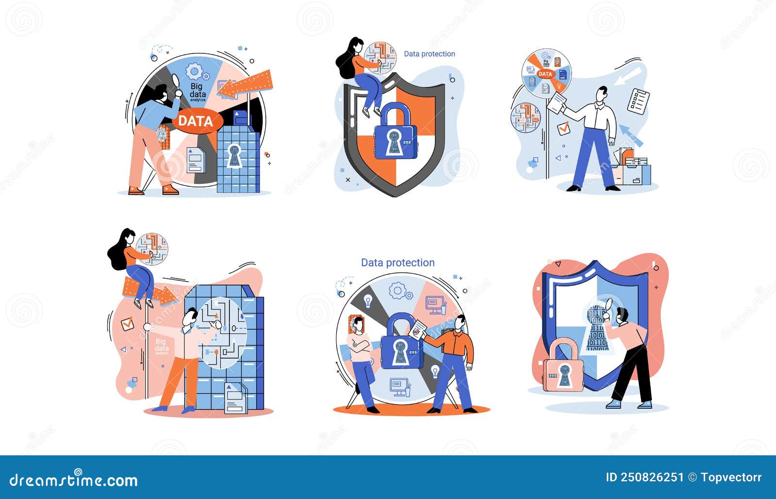 Data Protection, Privacy, Internet Security. Secure Data Management ...