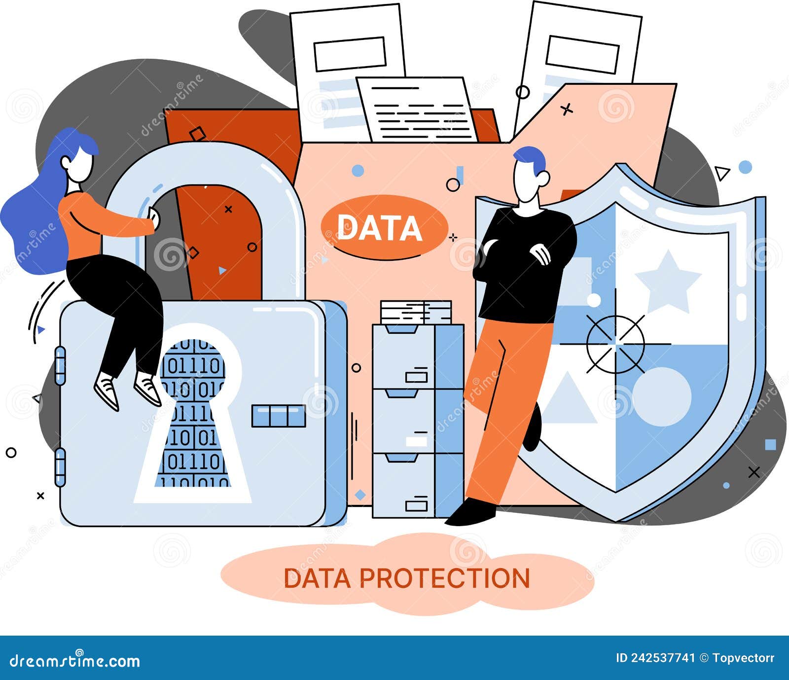 Data Protection Privacy Internet Security Secure Data Management Protect Data From Hacker
