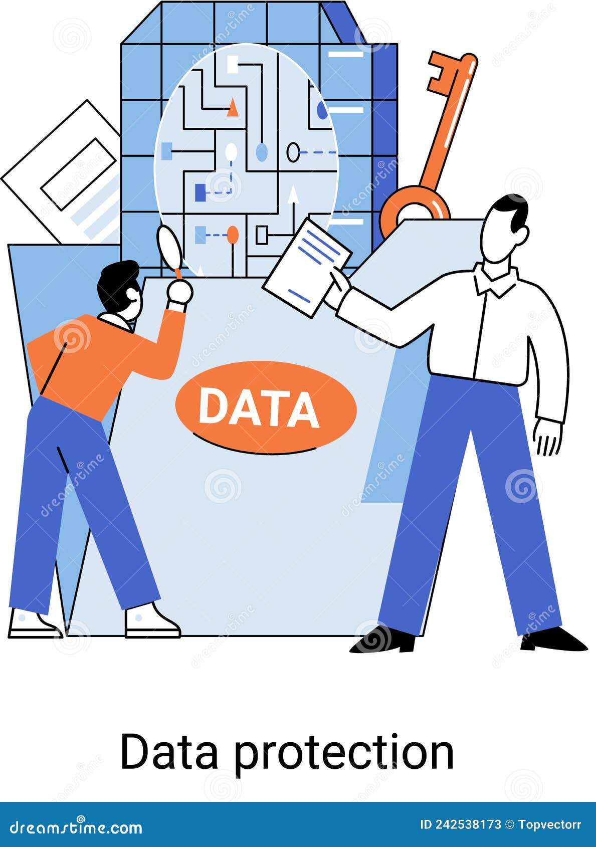 Data Protection Privacy Internet Security Secure Data Management Protect Data From Hacker