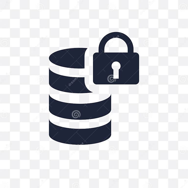 Data Protection Transparent Icon. Data Protection Symbol Design Stock ...