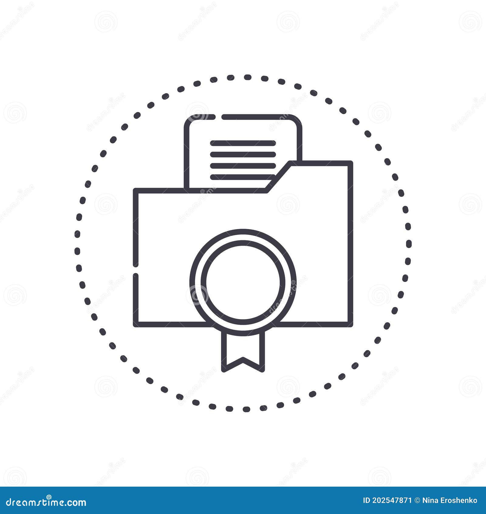 Data Quality Icon, Linear Isolated Illustration, Thin Line Vector, Web ...
