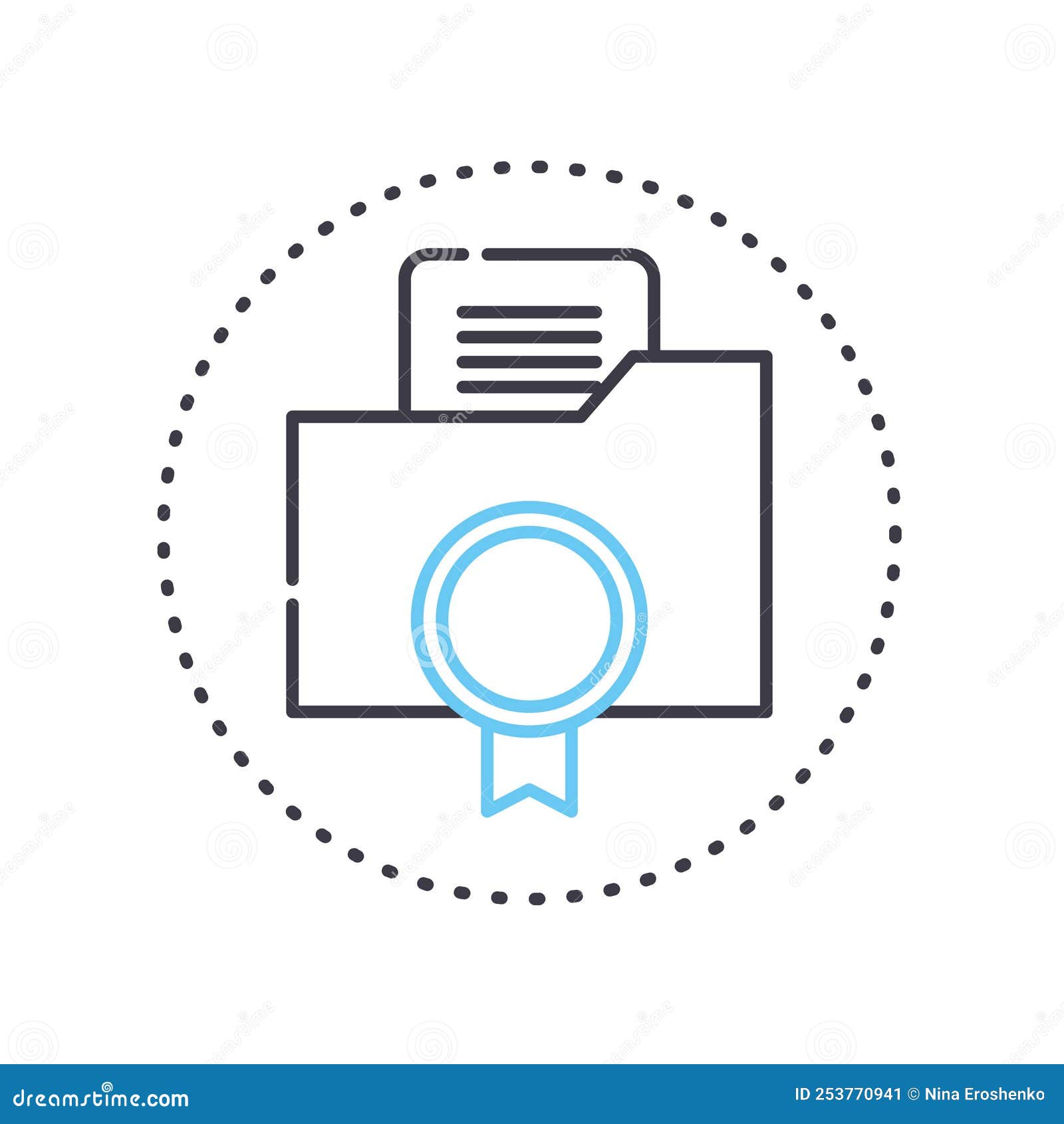Data Quality Line Icon, Outline Symbol, Vector Illustration, Concept ...