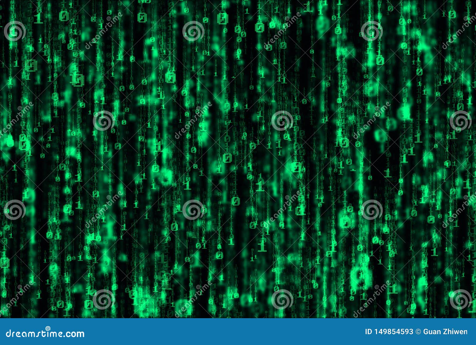 Data Rain From Realistic Cloud Vector Illustration | CartoonDealer.com ...