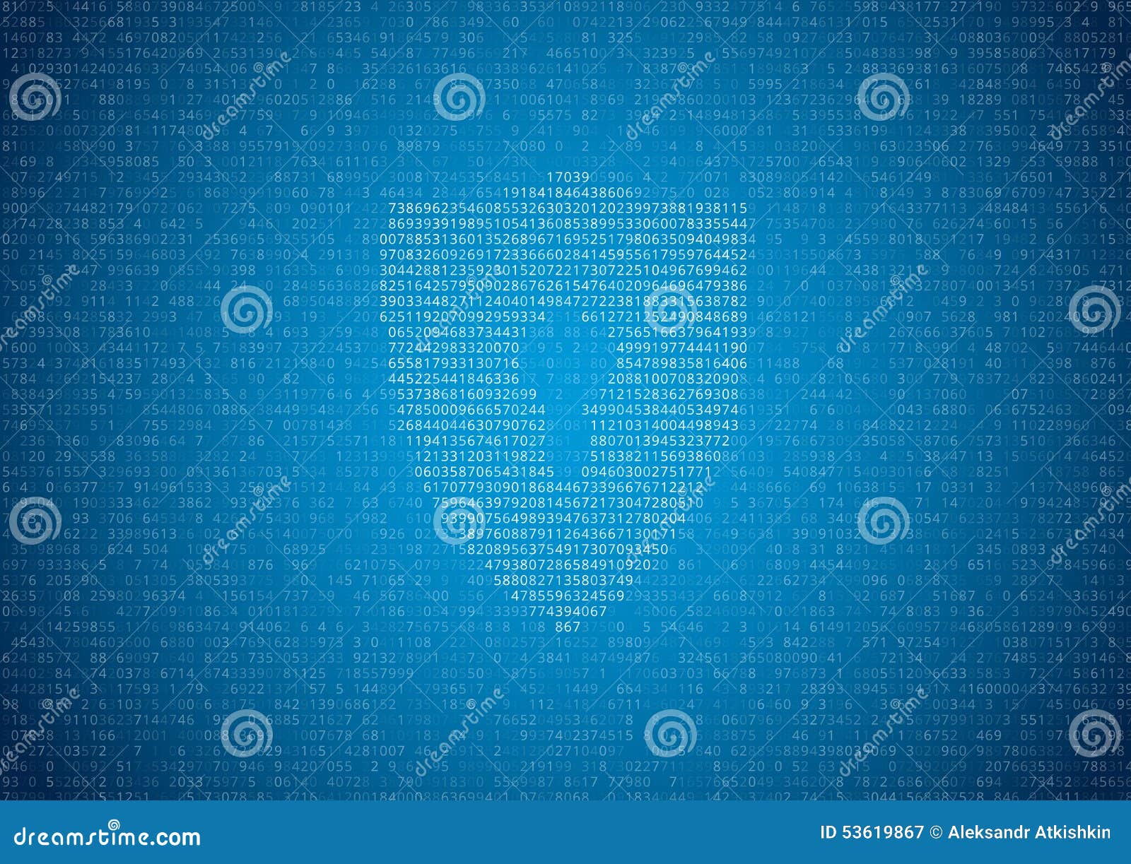 Data stock vector. Illustration of encrypted, encoded - 53619867