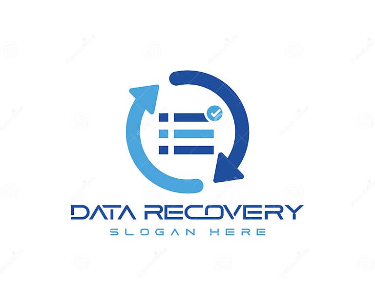 Data Recovery, Data Recovery Logo, Data, Logo Stock Illustration ...
