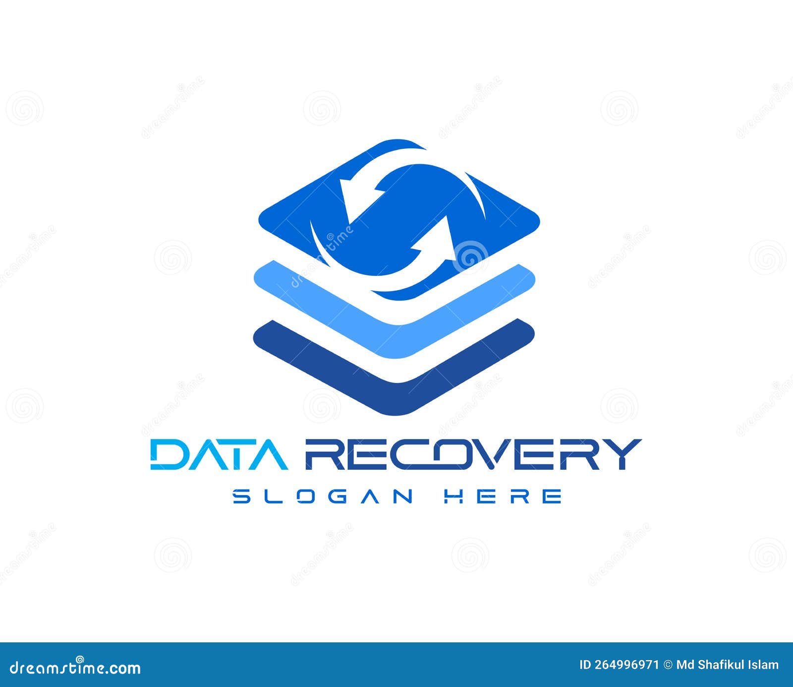 Data Recovery, Data Recovery Logo, Data, Logo Stock Illustration ...