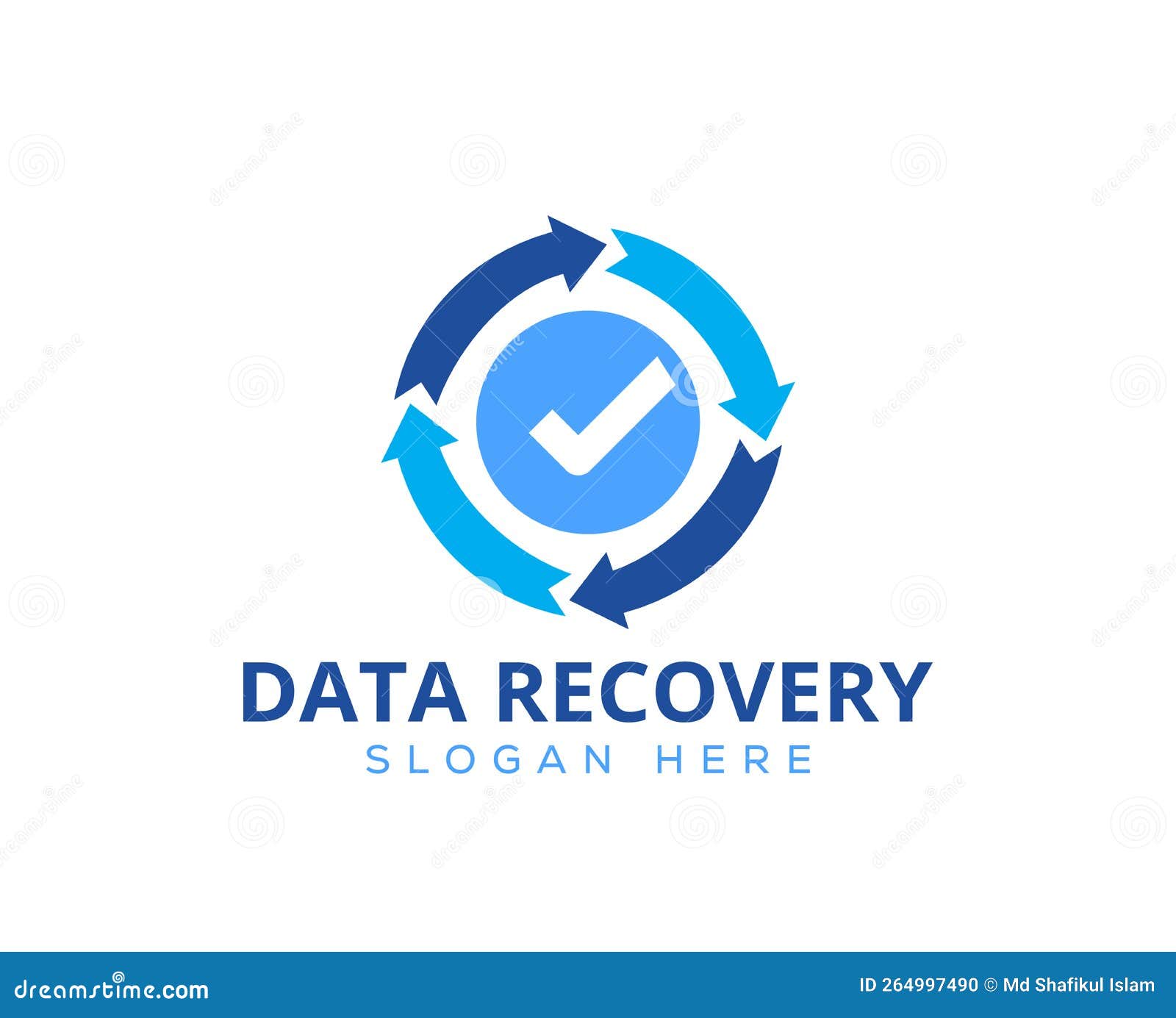 Data Recovery, Data Recovery Logo, Data, Logo Stock Illustration ...