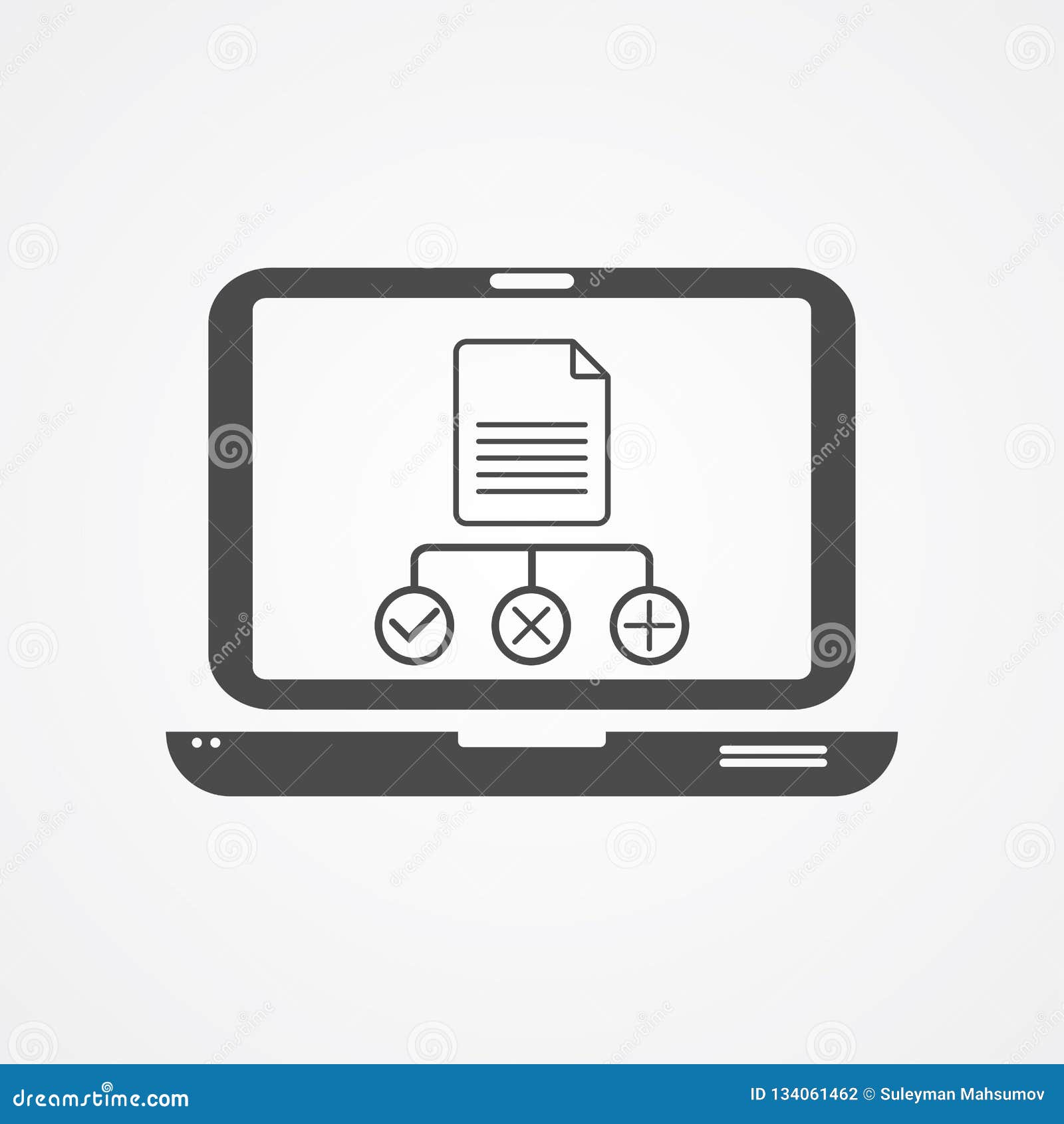 Data Regulation Vector Icon Sign Symbol Stock Vector - Illustration of ...