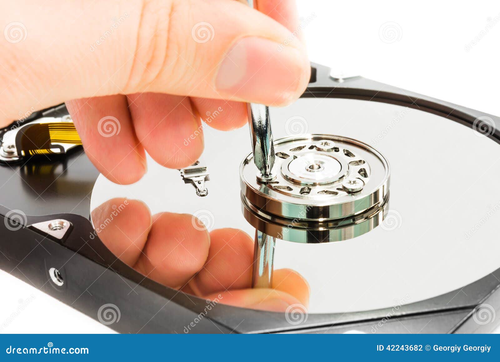 Data repair stock photo. Image of read, hardware, hand - 42243682