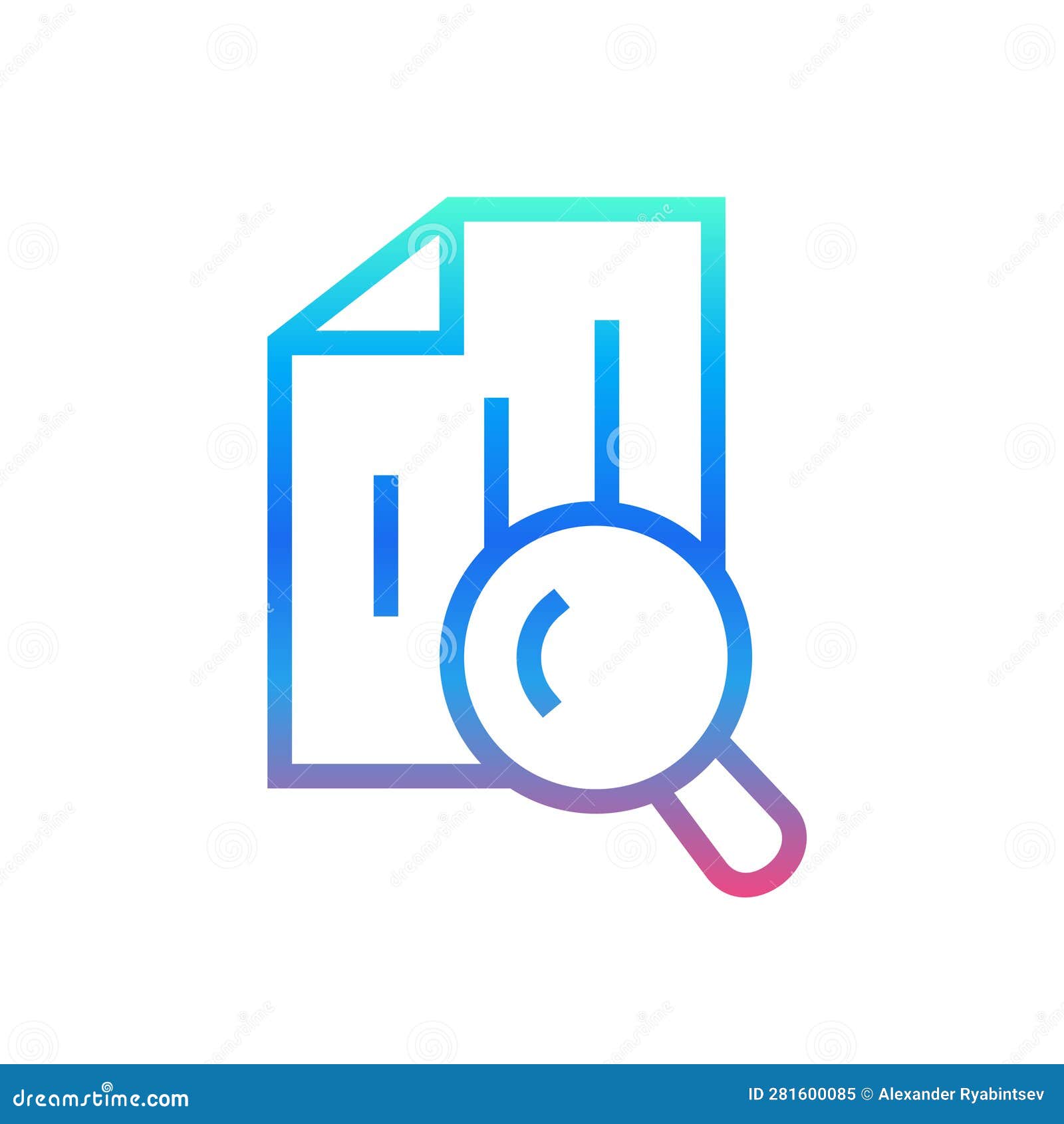 Research Line Icons Signs Set. Design Collection Of Investigate ...