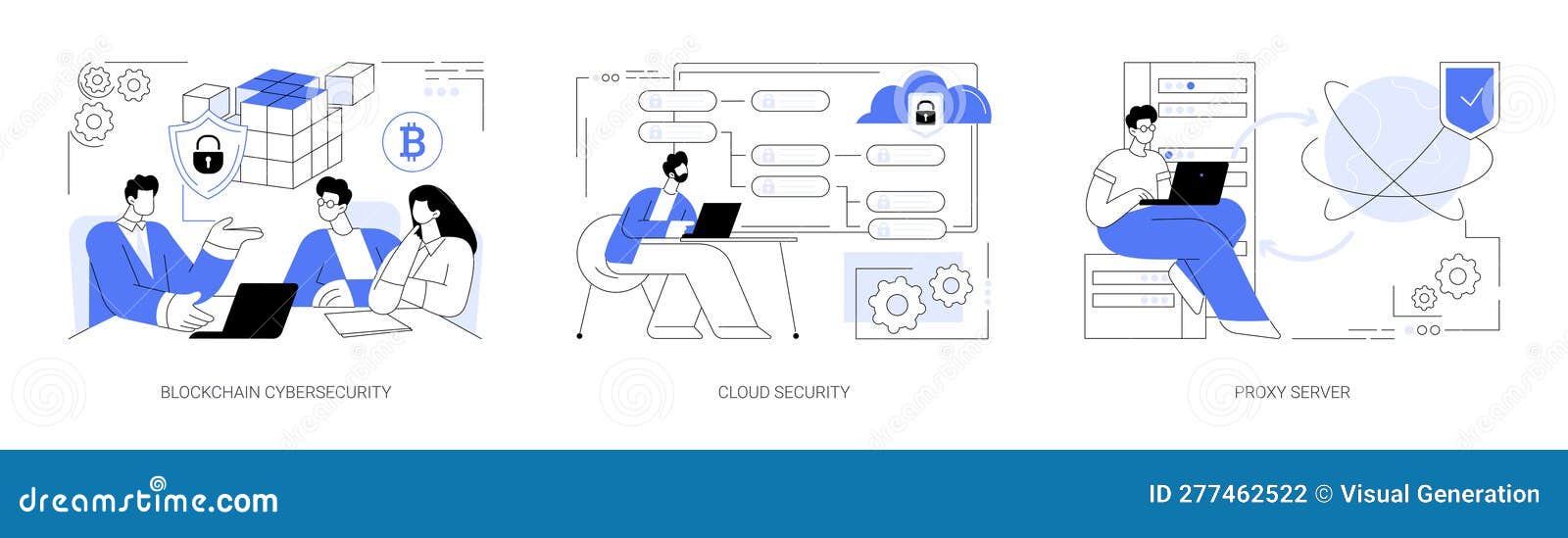 Data Safety Abstract Concept Vector Illustrations. Stock Vector ...