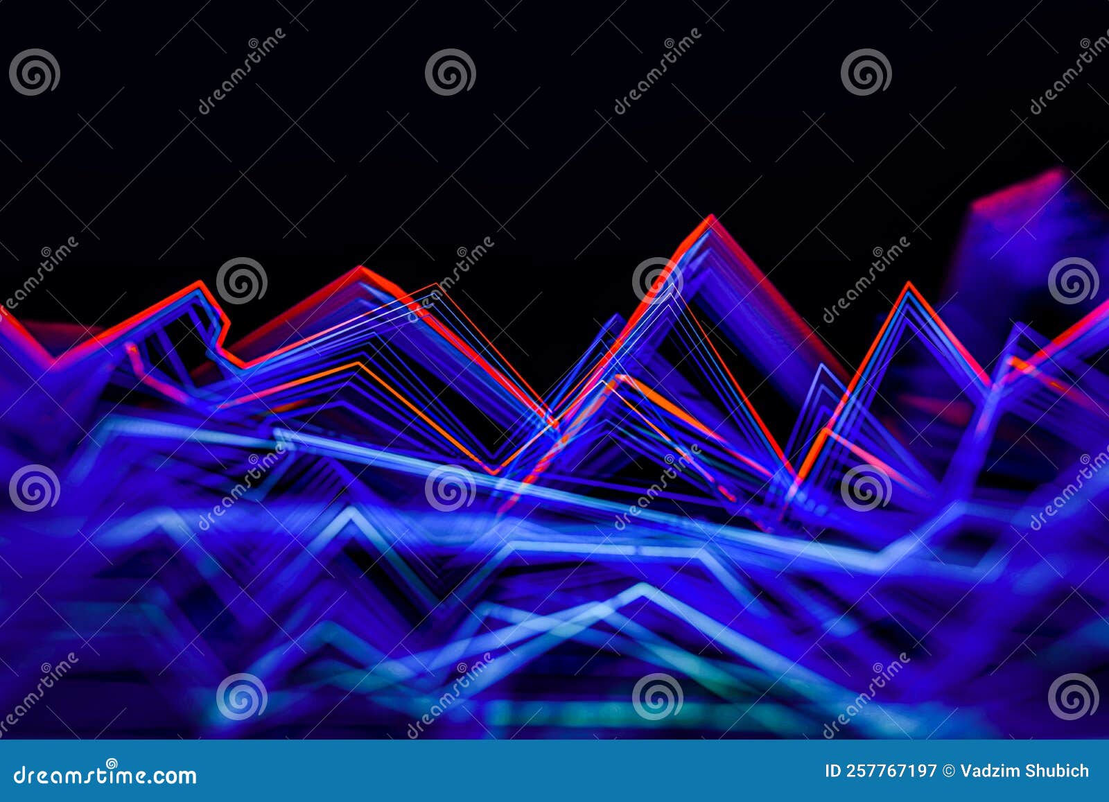 Data Science Abstract Technological Background in Vibrant Colors with ...