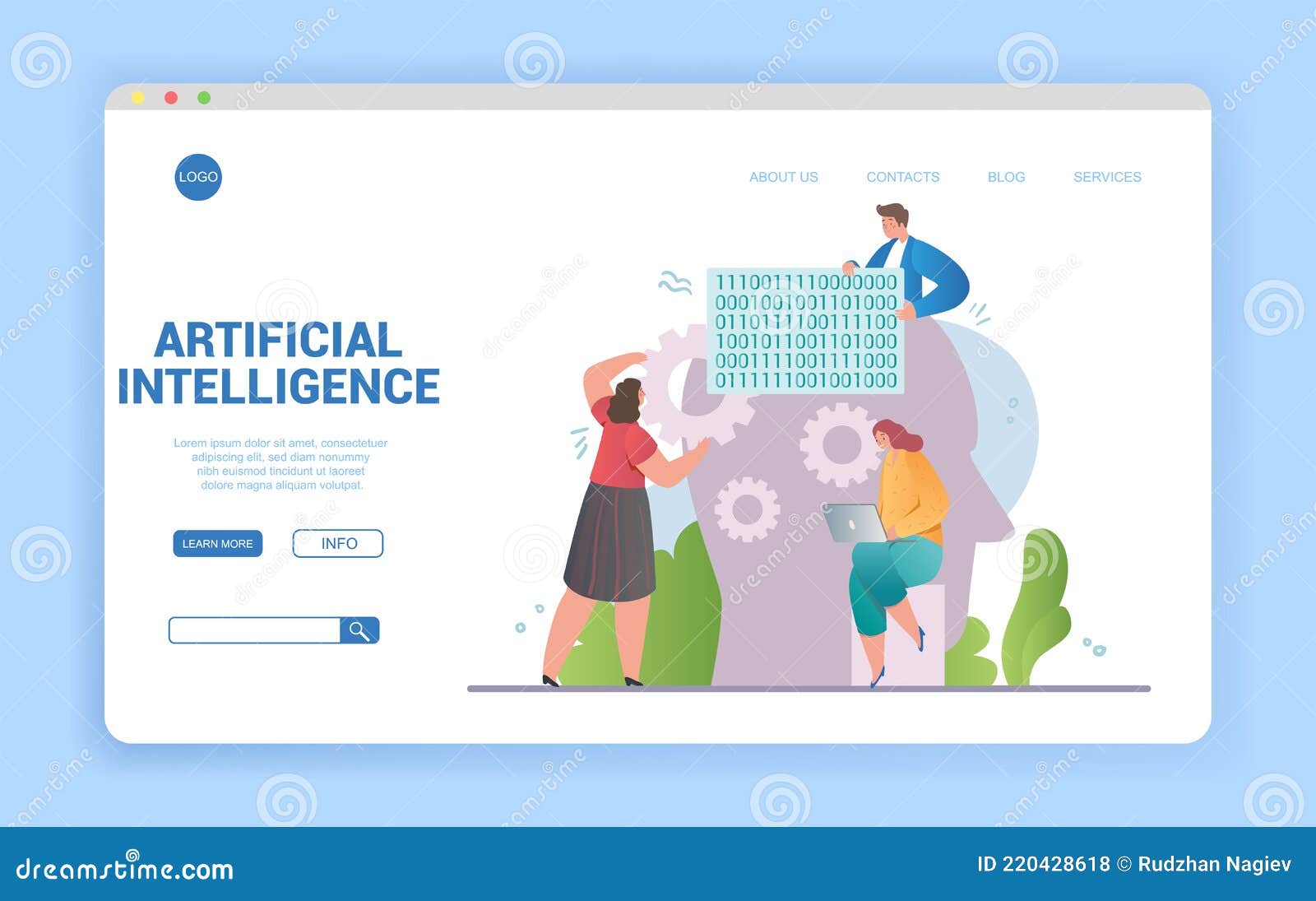 Data Science, Artificial Intelligence, Machine Learning Stock Vector ...