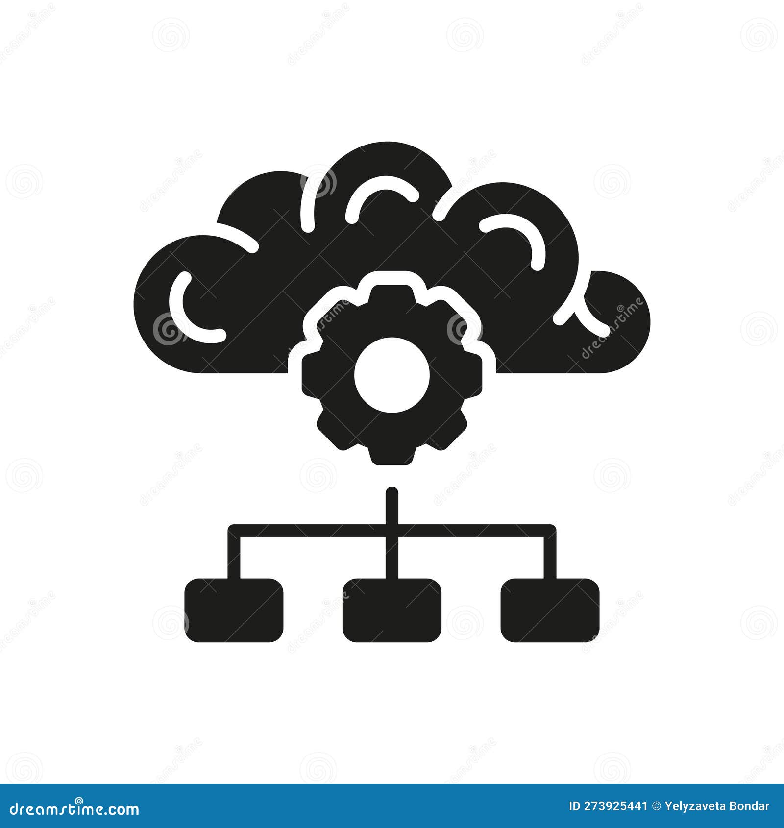 Data Science, Artificial Intelligence Solid Pictogram. AI Smart ...