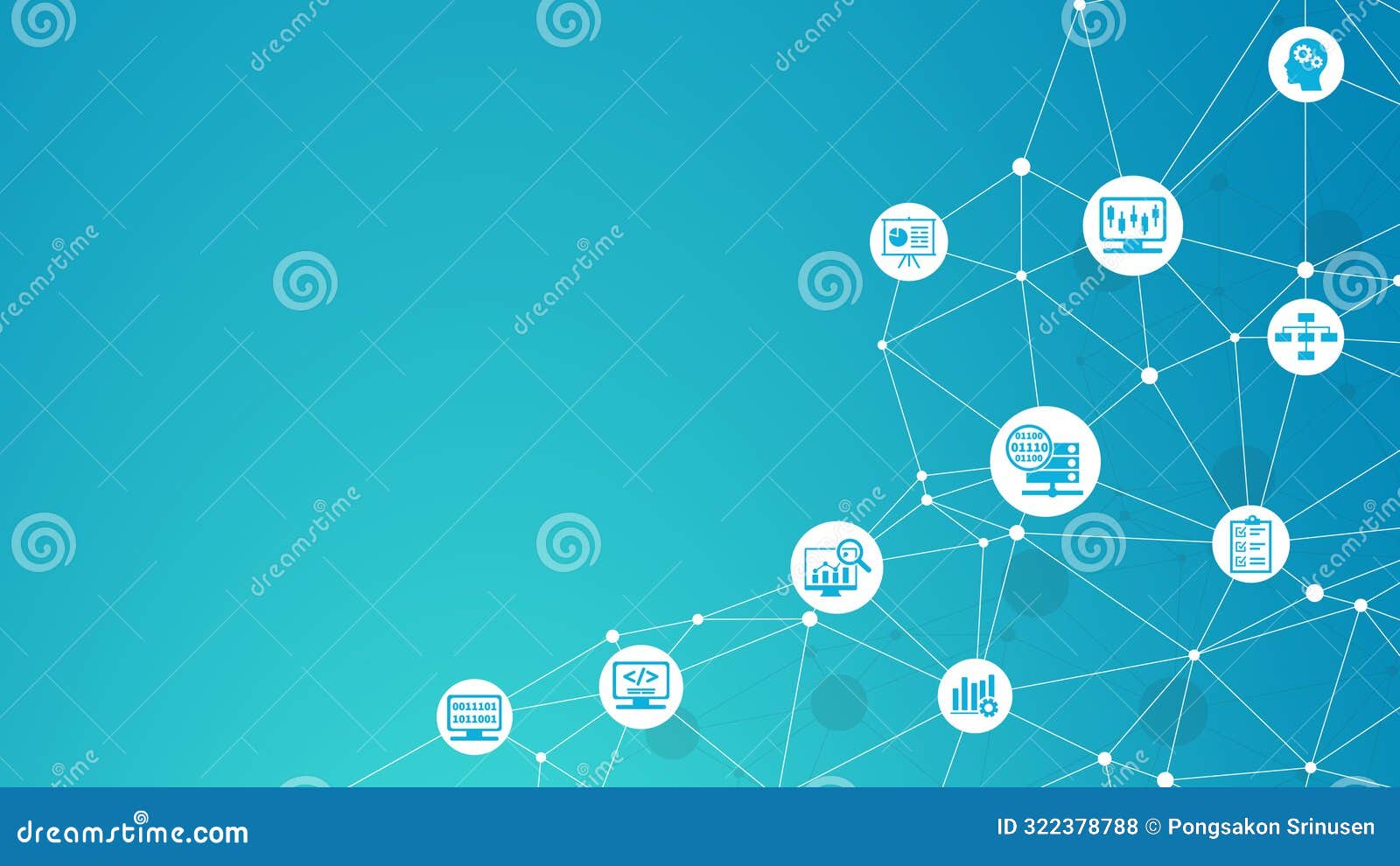 Data Science Banner Web Icon for Computer Science and Insight Stock Vector - Illustration of ...