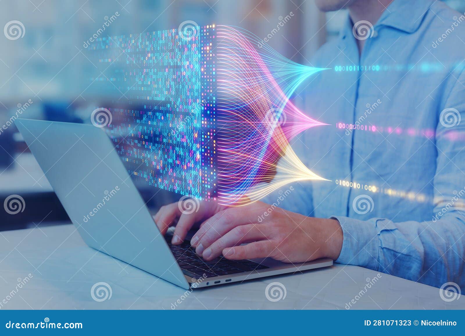 Data Science and Big Data Technology. Data Scientist Computing ...