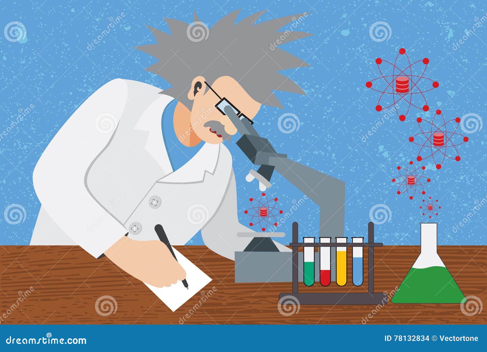 Data Science and Communication Concept. Stock Vector - Illustration of ...