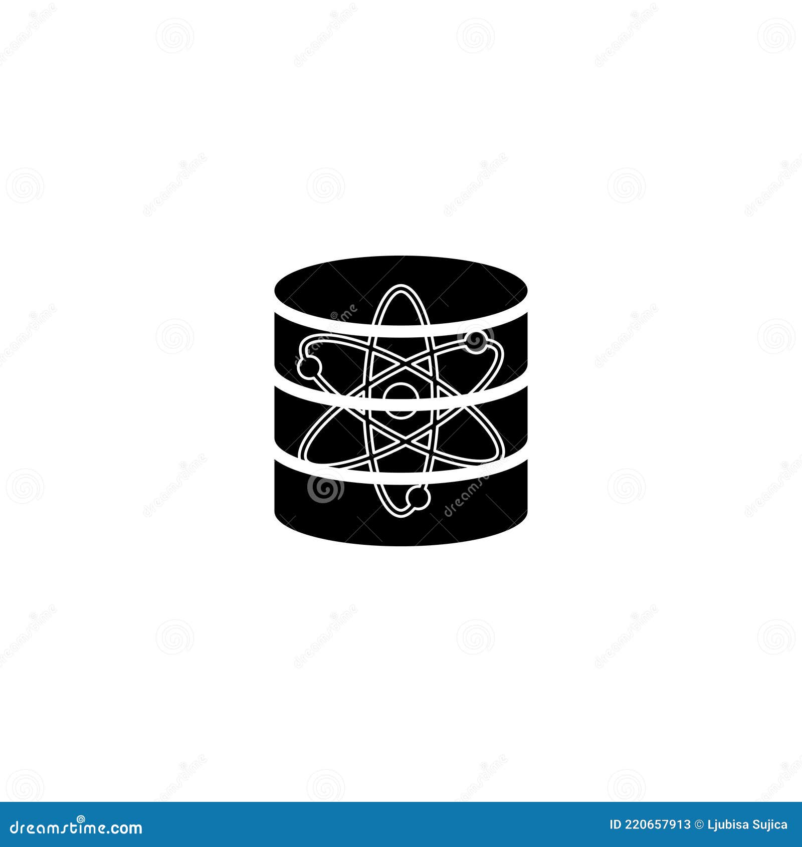 Data Science Icon Isolated on White Background Stock Vector ...