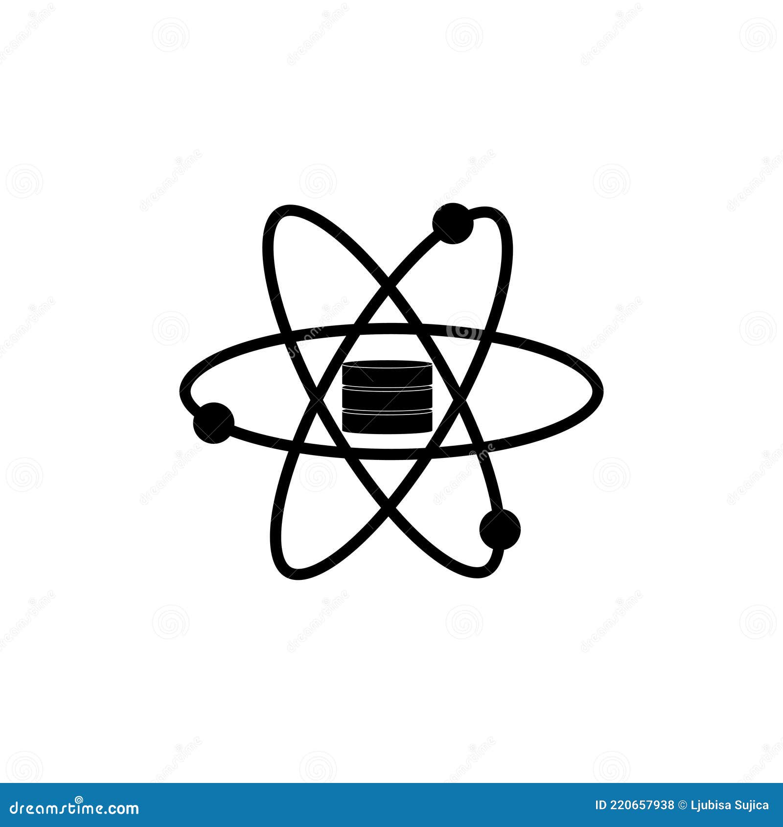 Data Science Icon Isolated on White Background Stock Vector ...