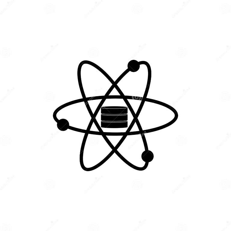 Data Science Icon Isolated on White Background Stock Vector ...