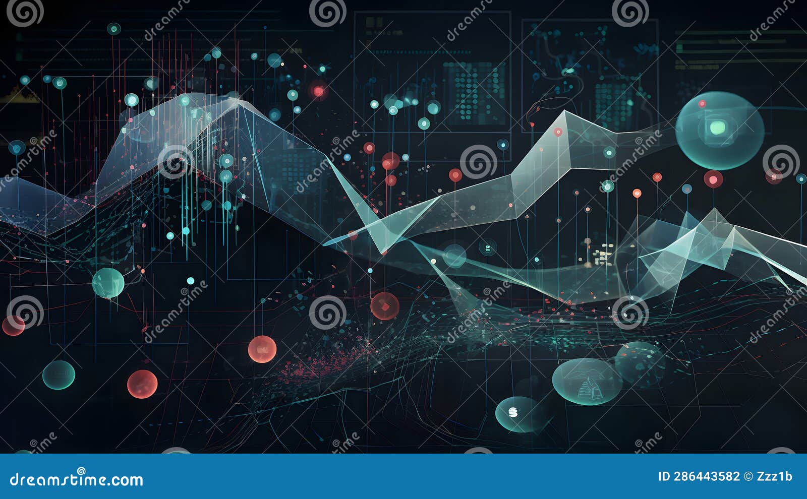 Data Science-inspired Wallpaper Depicting the Visual and Modern Process ...