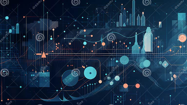 Data Science-inspired Wallpaper Depicting the Visual and Modern Process ...