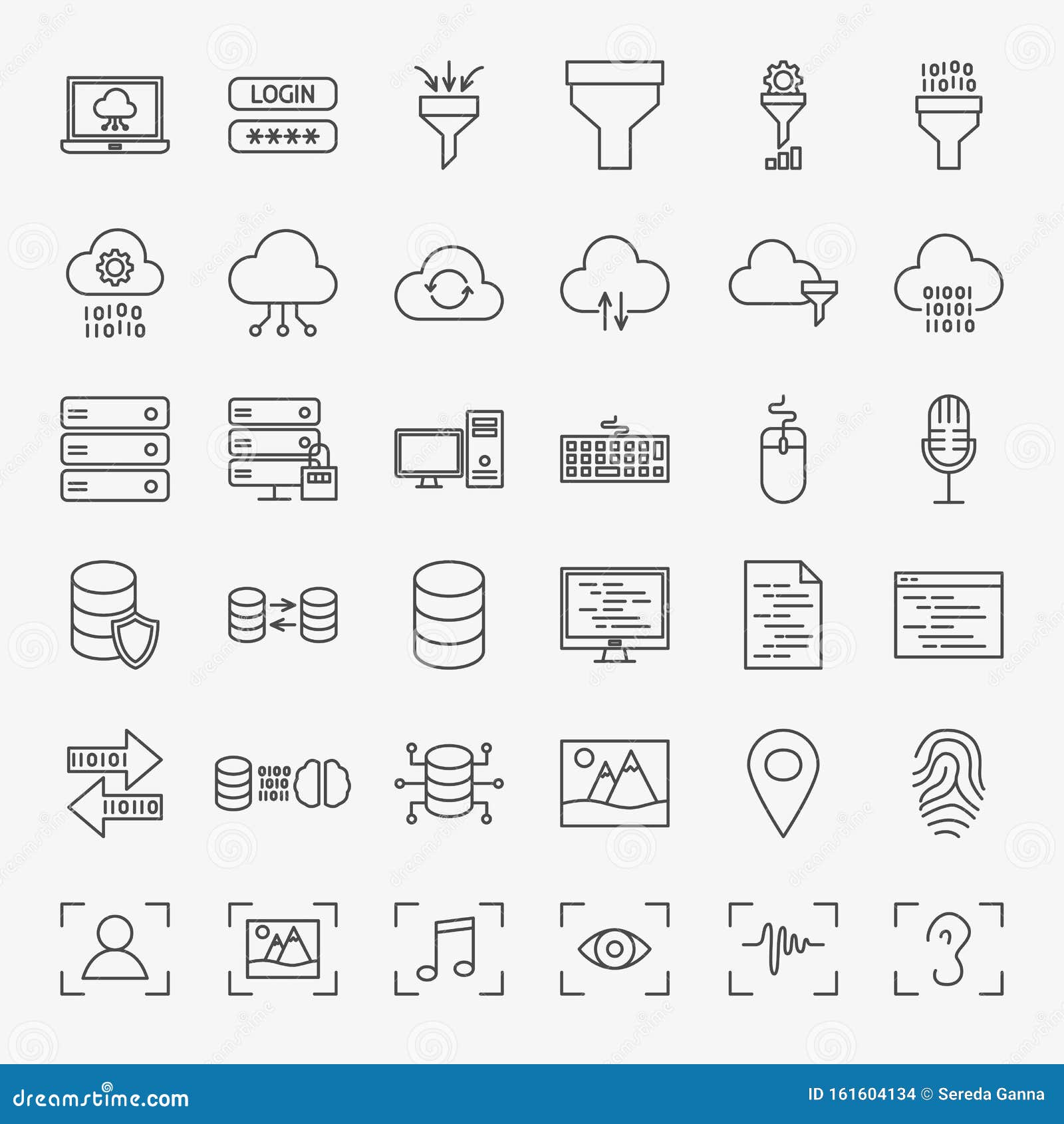 Data Science Line Icons Set Stock Vector - Illustration of line, audio ... Data Science Line Icons Set Stock Vector - Illustration of line, audio ...