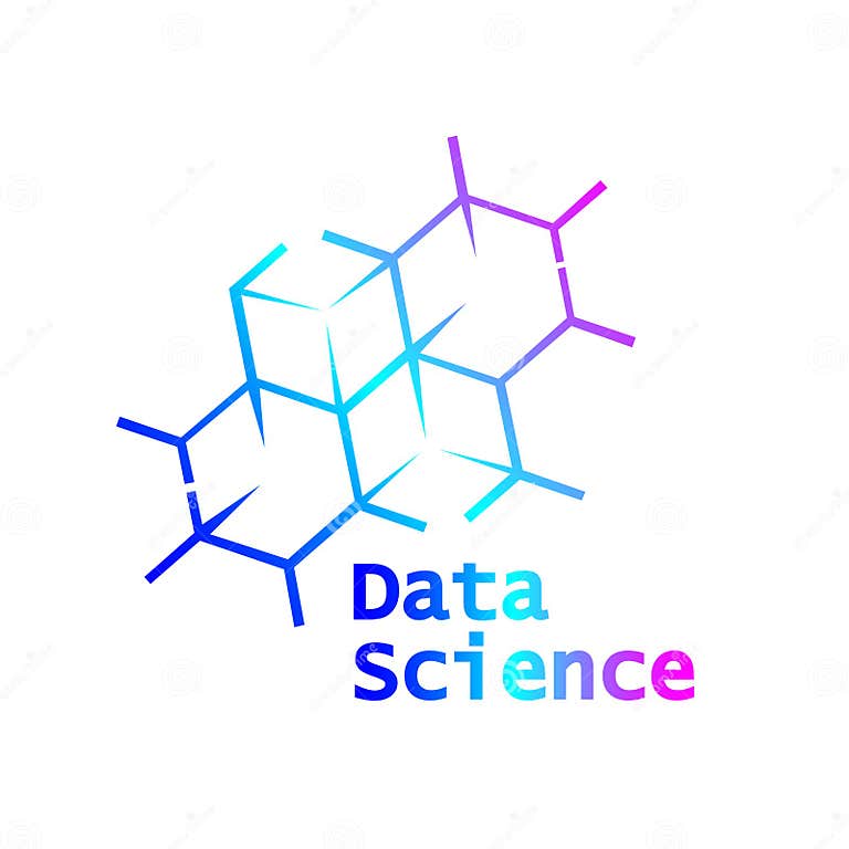 Data Science Logo Icon Design Vector Stock Vector - Illustration of ...