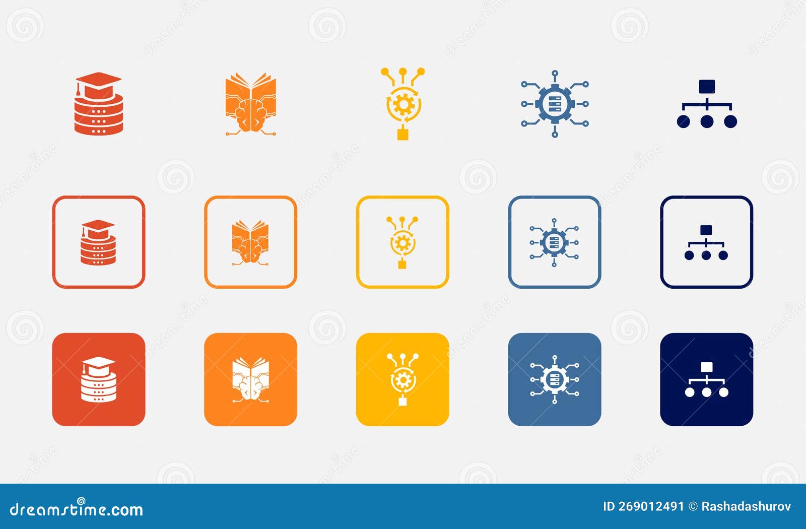 Data Science, Machine Learning Stock Vector - Illustration of concept ...