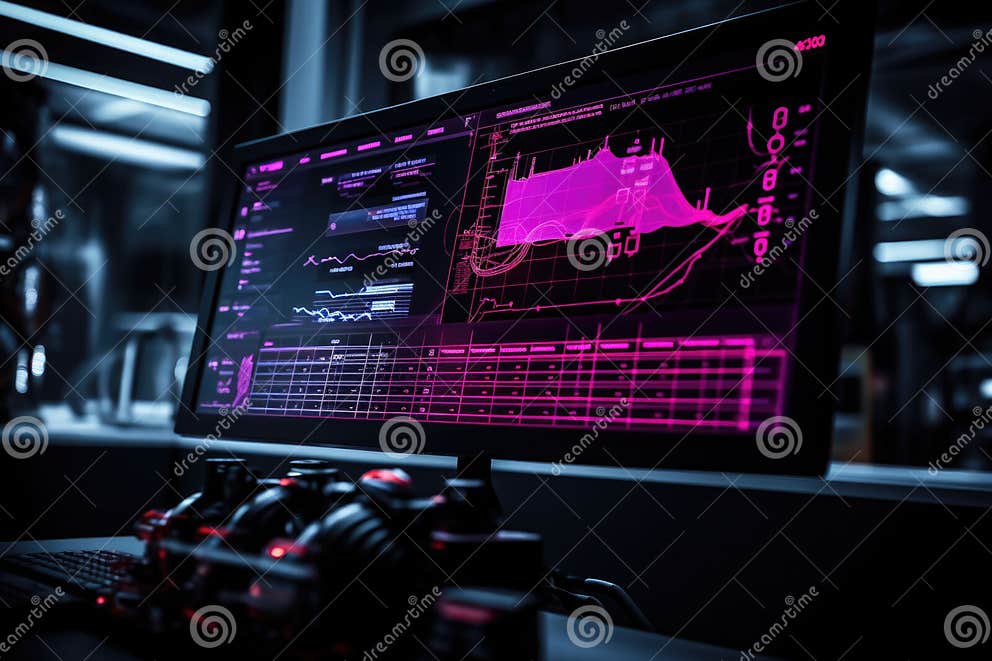Data Science Scientist Computing Analysing And Visualizing Complex Data Set On Computer Stock 8218