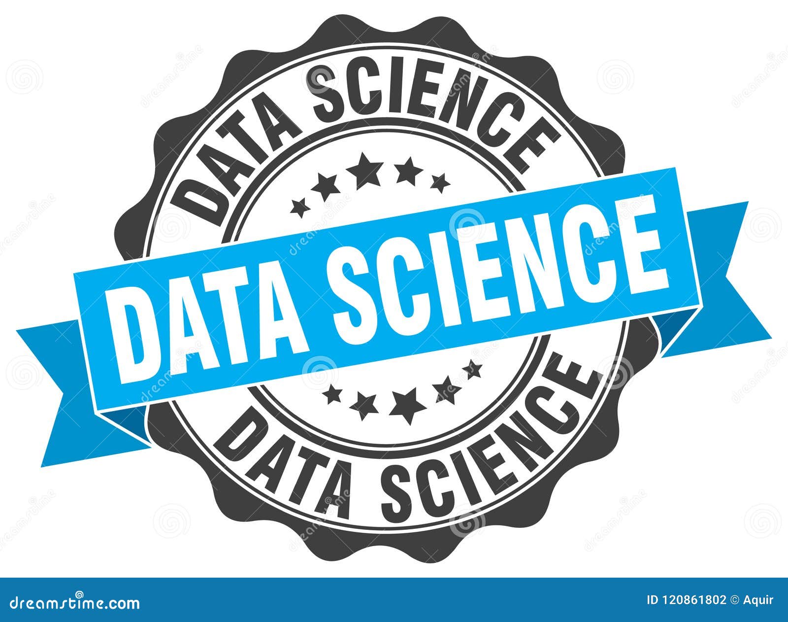 Data science seal. stamp stock vector. Illustration of vintage - 120861802