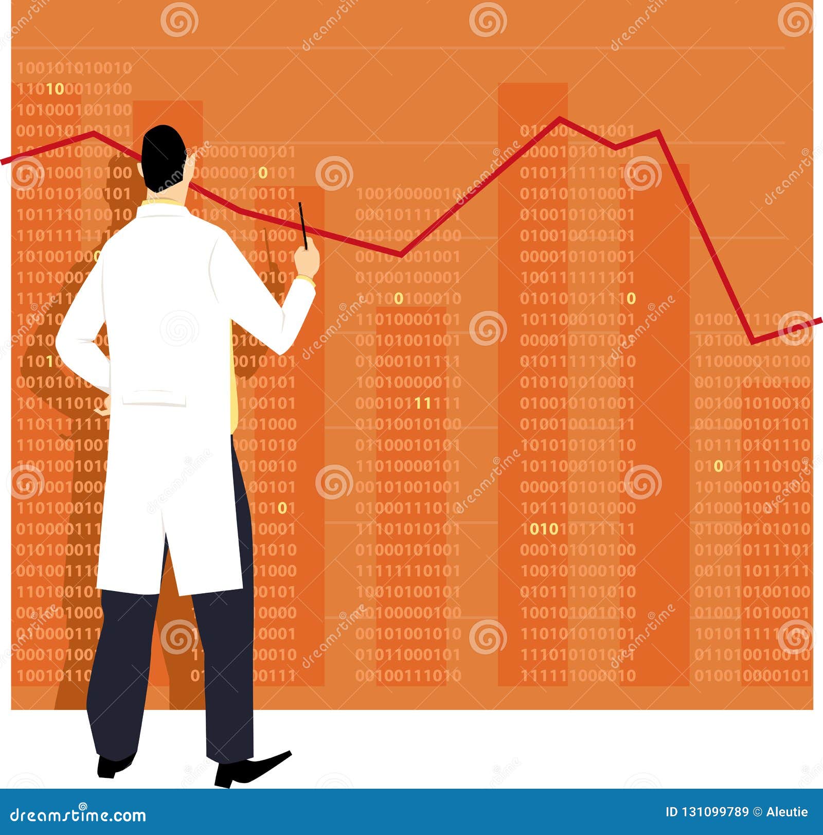 Data science specialist stock vector. Illustration of internet - 131099789