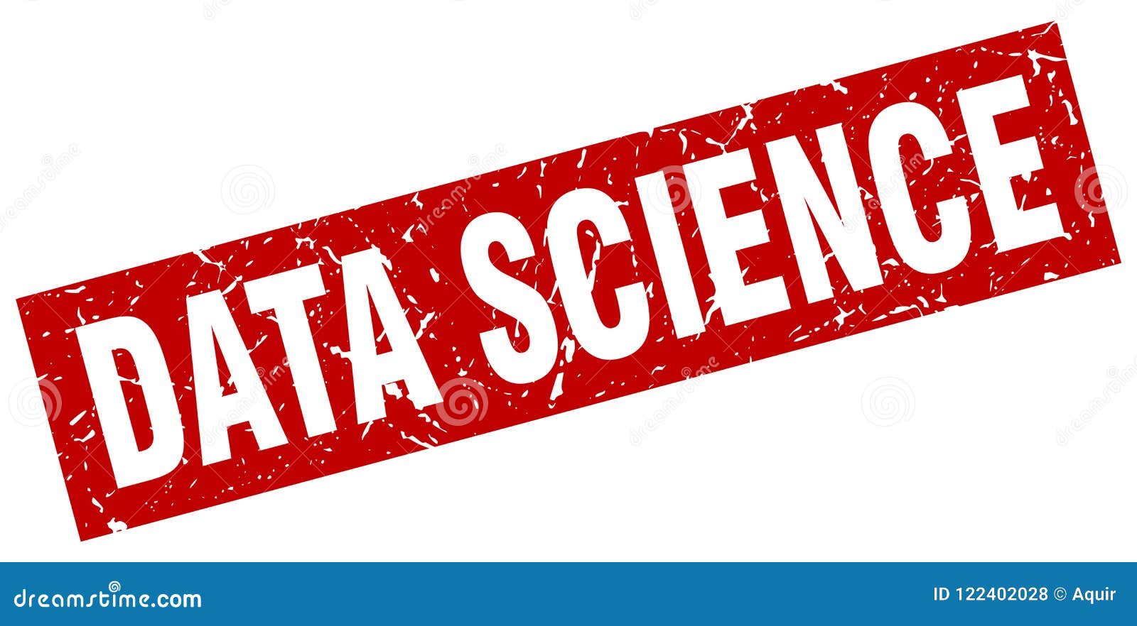 Data science stamp stock vector. Illustration of science - 122402028