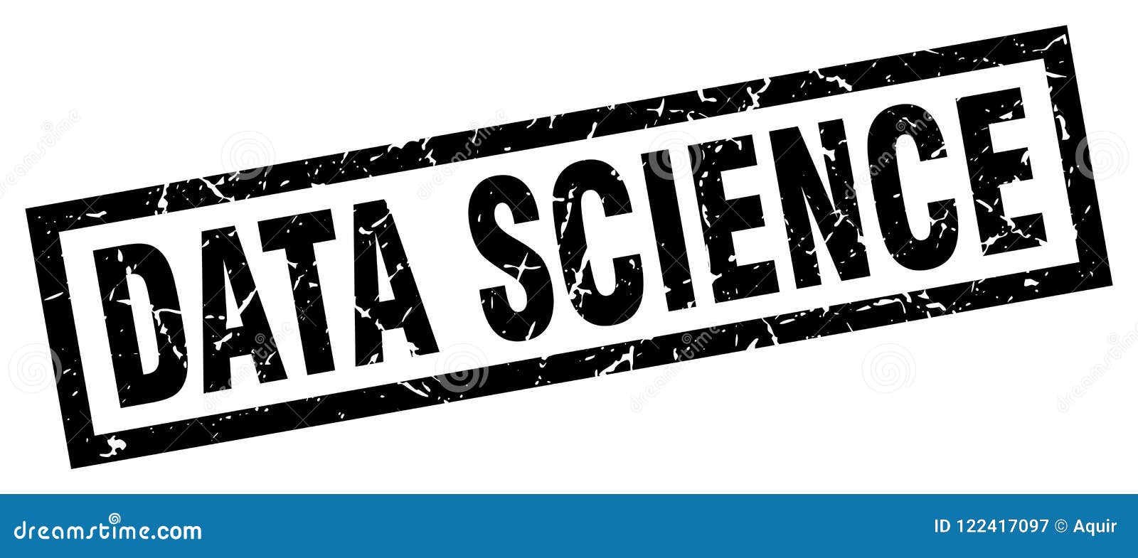 Data science stamp stock vector. Illustration of badge - 122417097