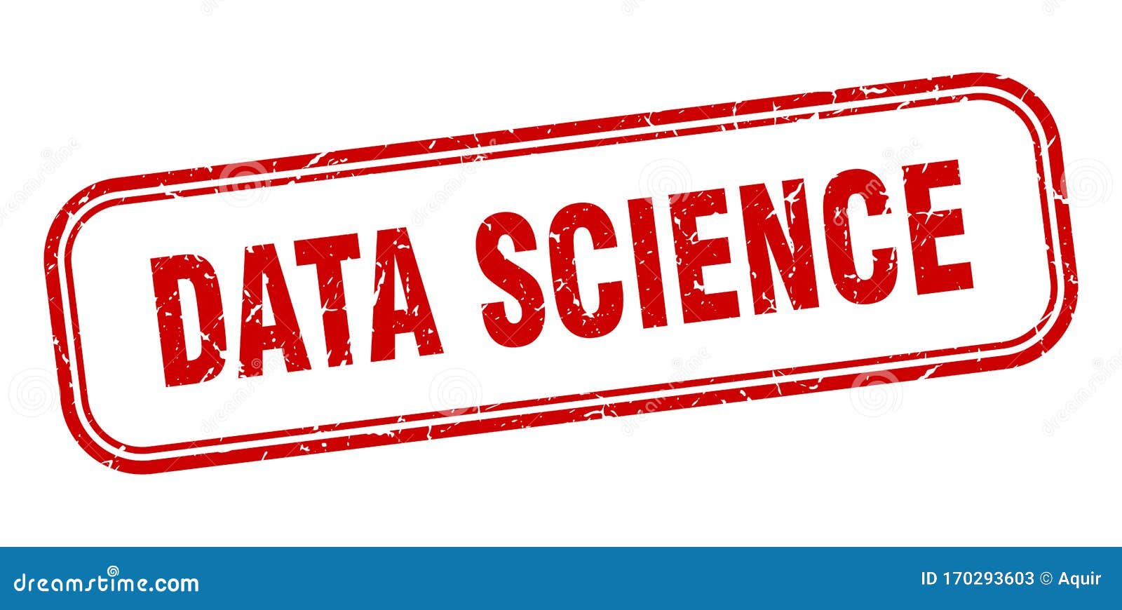 Data Science Stamp. Data Science Square Grunge Sign Stock Vector ...