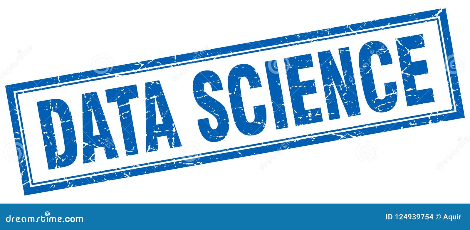 Data science stamp stock vector. Illustration of grungy - 124939754