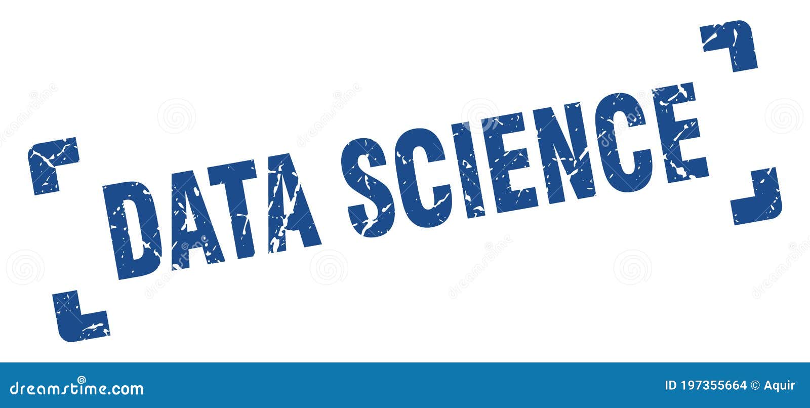 Data science stamp stock vector. Illustration of insignia - 197355664